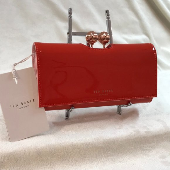 Ted Baker London | Bags | Nwt Ted Baker Bobble Snap Patent Leather ...